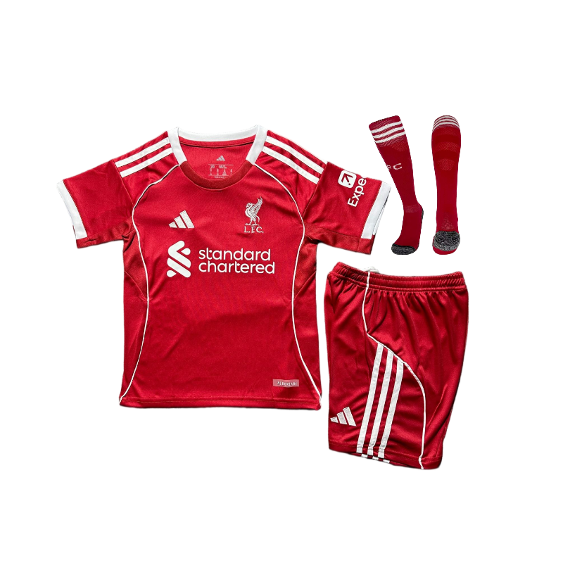 LIVERPOOL F.C 2025/26 YOUTH HOME FULL KIT – kickkit.co.za