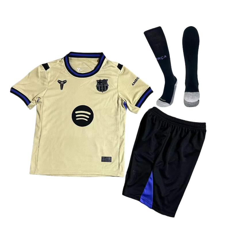 BARCELONA 2025/26 YOUTH AWAY FULL KIT – kickkit.co.za