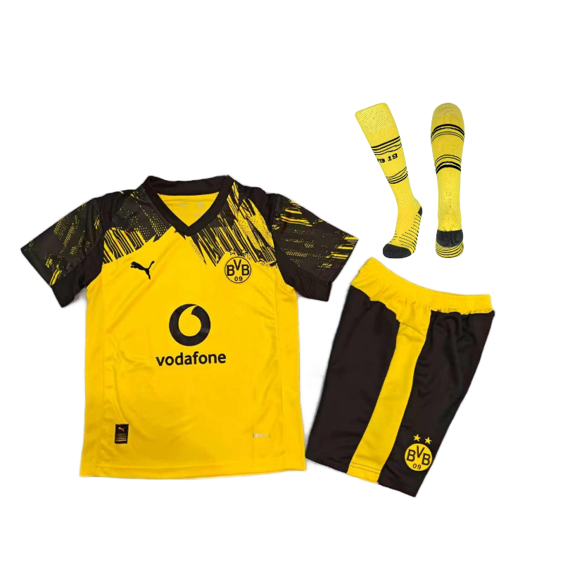 BORUSSIA DORTMUND F.C 2025/26 YOUTH HOME FULL KIT – kickkit.co.za